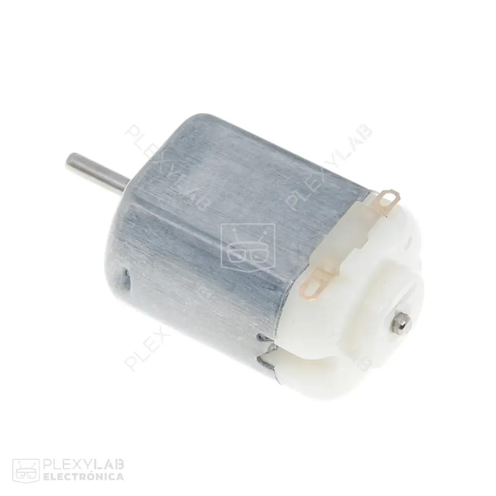 Mini motor eléctrico DC de 3V a 5V modelo 130 | PLEXYLAB